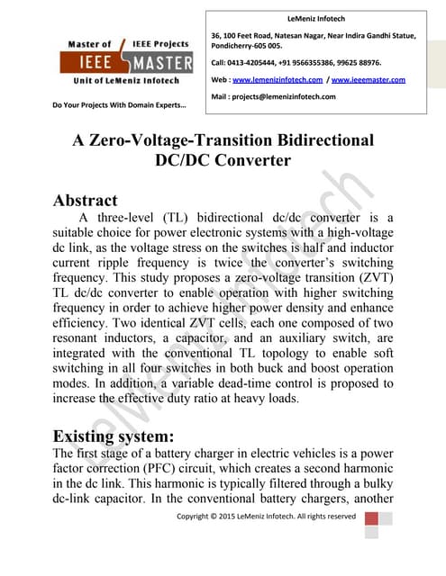 High Step Up Interleaved Forward Flyback Boost Converter With Three Winding Coupled Inductors Pdf