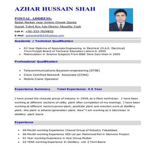 Azhar hussain shah | DOCX