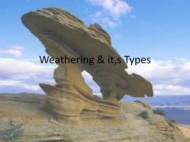 Earth Science -Stem Grade 11 - Weathering | PPTX