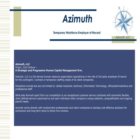 Azimuth LLLC | PPT