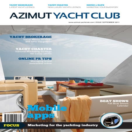 Azimut Yacht Club magazine - Yacht Brokerage and Charter - September ...