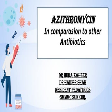 azithromycin-1.pptx usage and dosage in p | PPTX