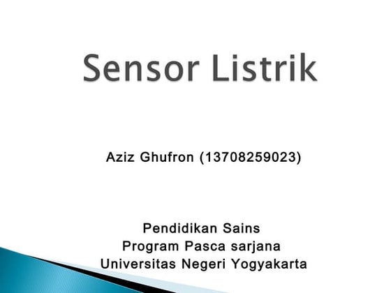 TEKNIK PENGUKURAN BESARAN LISTRIK | PPT