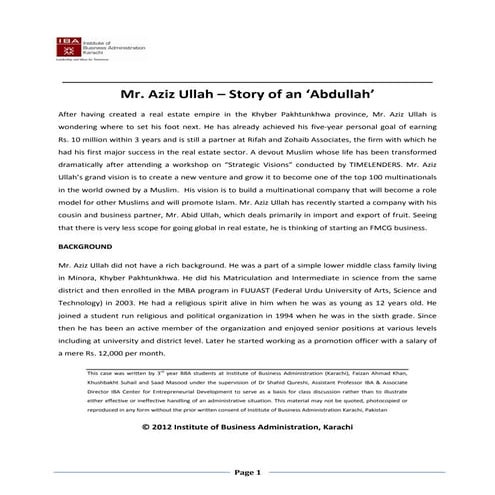 Aziz Ullah - Story of an 'Abdullah'.pdf | Islam | Religion & Spirituality