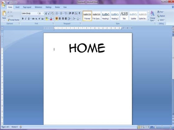 Materi Dasar Microsoft Word | PPTX