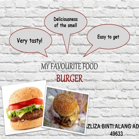 My favourite food | PPTX