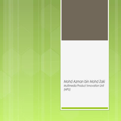 Azman slides | PPT