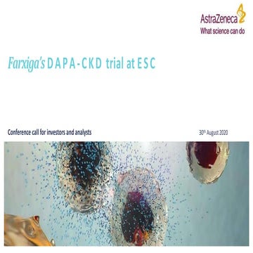 Role of Dapagliflozin in patients with CKD in ESC 2023 | PPTX