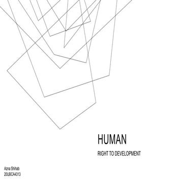 Right to development | PPTX