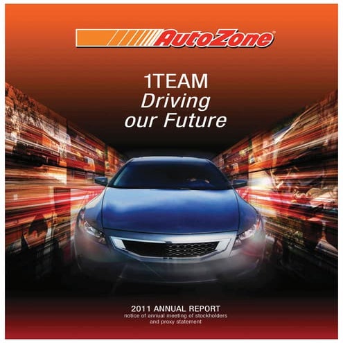 AutoZone 2011 Annual Report | PDF