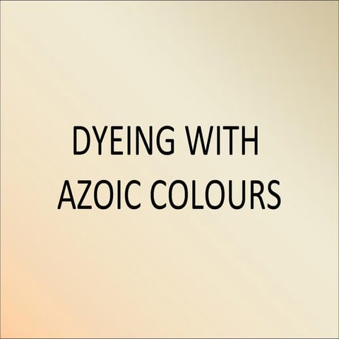 Azoic colours | PPT