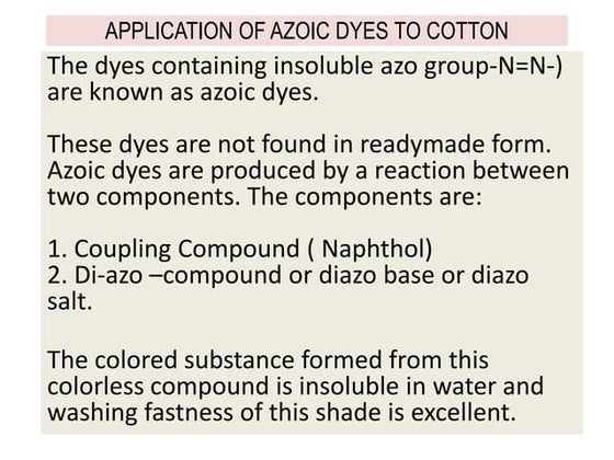 Azo dye | PPTX