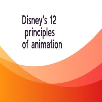 principle of animation | PDF