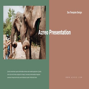 Azreo Presentation : Dark Color Theme | PPT