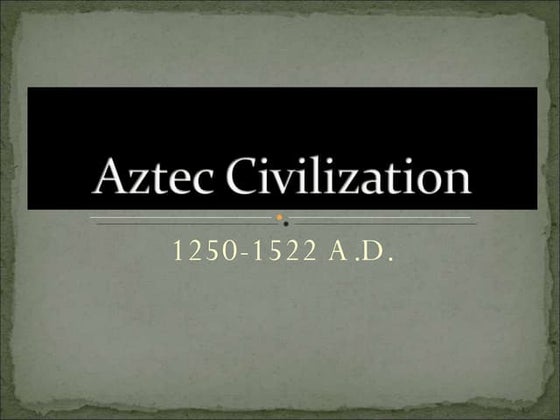 Mesoamerican Civilizations | PPT