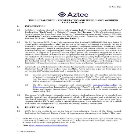 Aztec Labs - Digital Pound Consultation Response.pdf