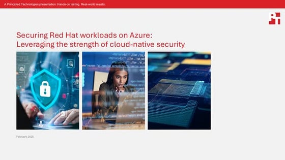 Securing Red Hat workloads on Azure - Infographic | PDF