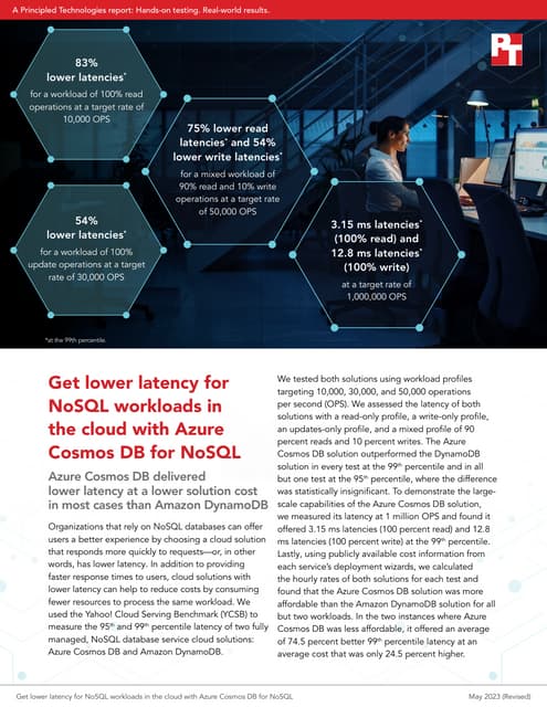 Get Lower Latency For Nosql Workloads In The Cloud With Azure Cosmos Db 0937