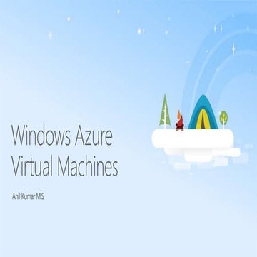 Azure virtual machines | PPTX