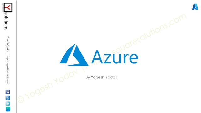 Introduction to Microsoft Azure Cloud | PDF