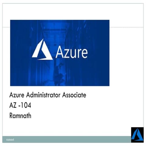 Azure_Admin details and everything that has covered | PPTX