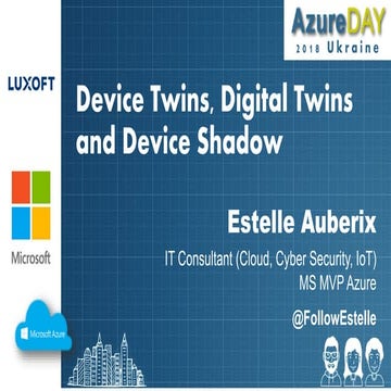 Device Twins, Digital Twins and Device Shadow | PDF | Cloud Computing | Internet