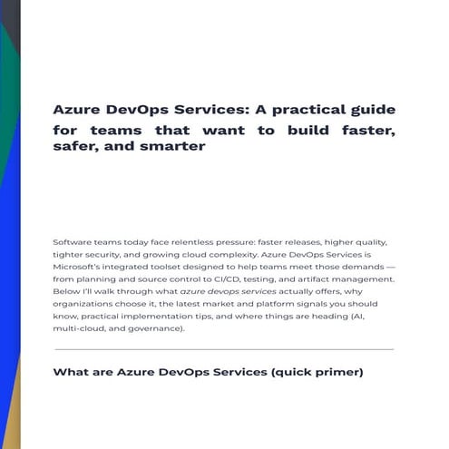 azure devops services- Fulfilll your IT needs with Impressico.pdf