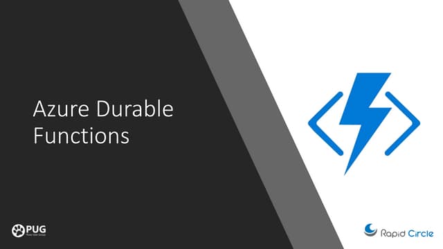 Azure Durable Functions Ppt