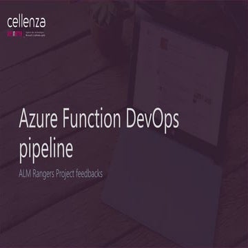 Azure Function Devops Pipeline Alm Devops Rangers Feedbacks Ppt 