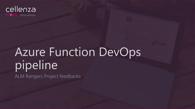 Azure Function Devops Pipeline Alm Devops Rangers Feedbacks Ppt