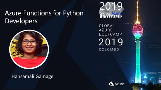 Azure Functions For Python Developers Ppt 3666