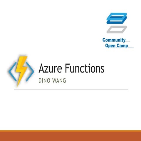 Azure Functions | PPT