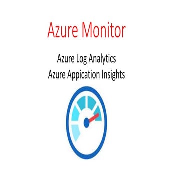 Azure monitoring tools: Log Analytics, App Insights, KQL | PPT