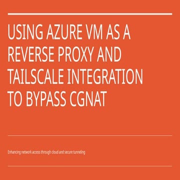 Implementing Zero Trust Access with Azure Reverse Proxy and Tailscale ...