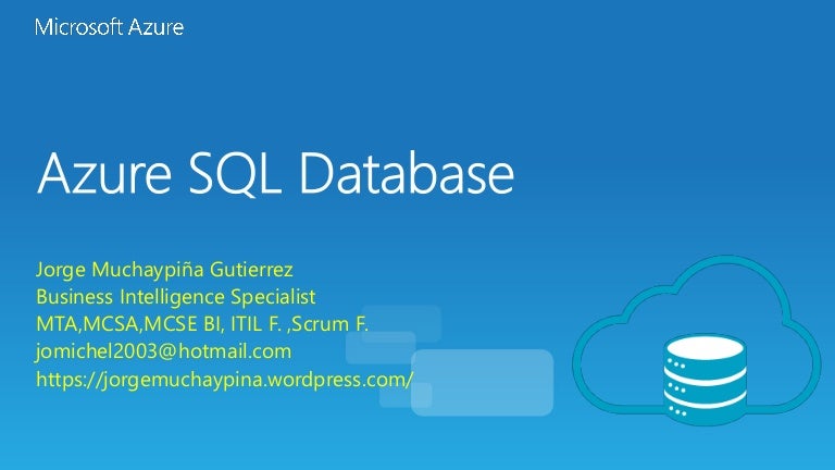 Azure SQL Database
