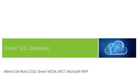 Azure Data Services - Virtual Azure Community Day | PPTX