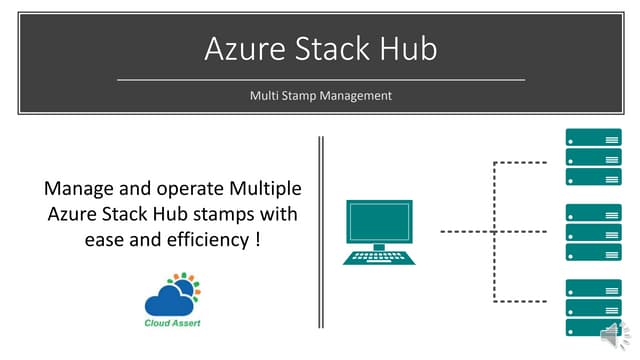 Manage And Operate Azure Stack Hub Stamps At Scale Ppt