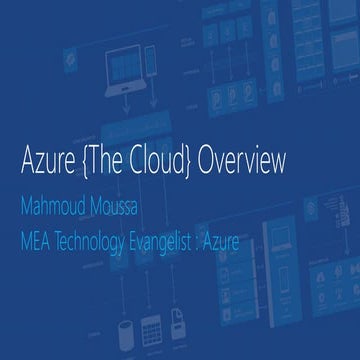 Azure {the cloud} overview | PPTX