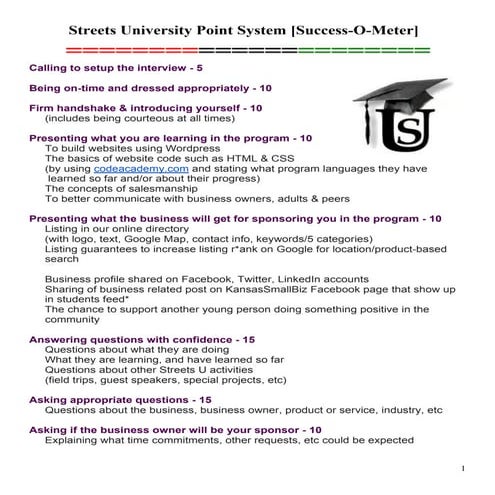 Youth program flowchart | PDF