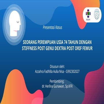 case base discussion - stiffness genu dextra | PPTX