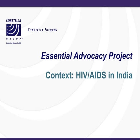 Hiv aids in india | PPTX