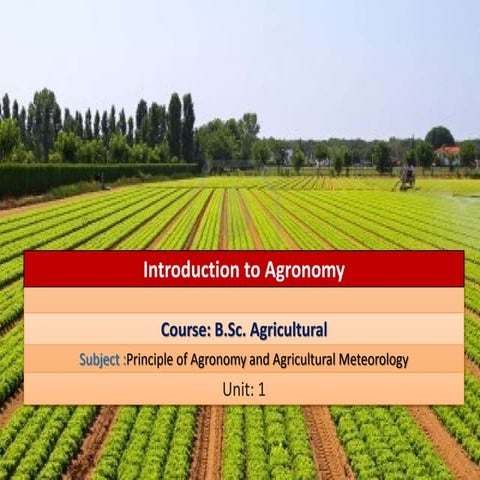 AGRICULTURE power point presentations just | PPTX
