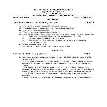 B.com 3rd sem aca | PDF