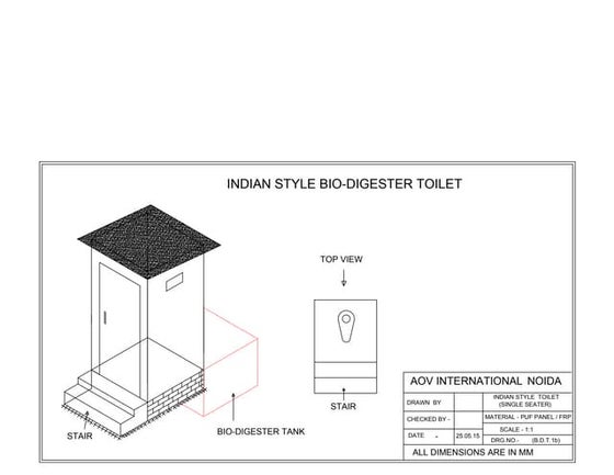 Bio Toilet Drawings 3 | PDF