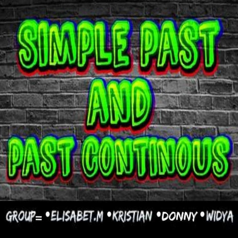 simple past and past continuous | PPTX