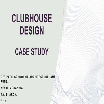 Clubhouse design | PDF