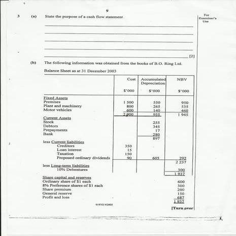 B.o.ring cash flow accounting | PDF
