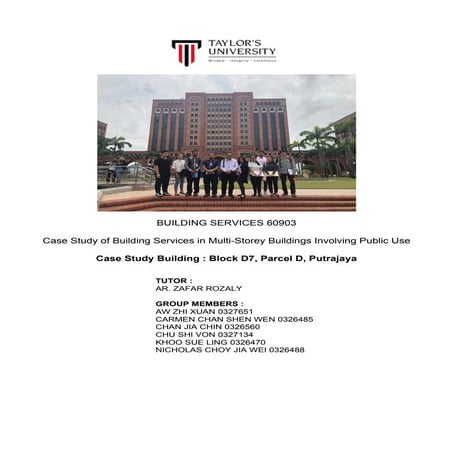 Case Study of Building Services in Multi-Purpose Buildings involving ...