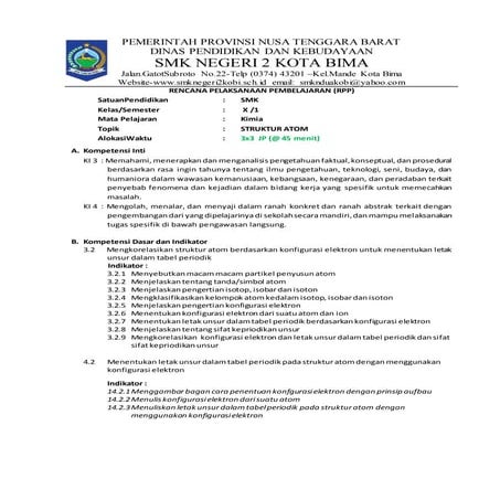Struktur Atom | DOCX
