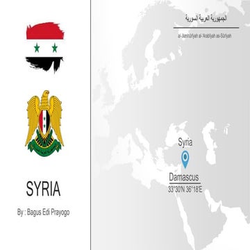 Syria - The Simple Profile | PPT